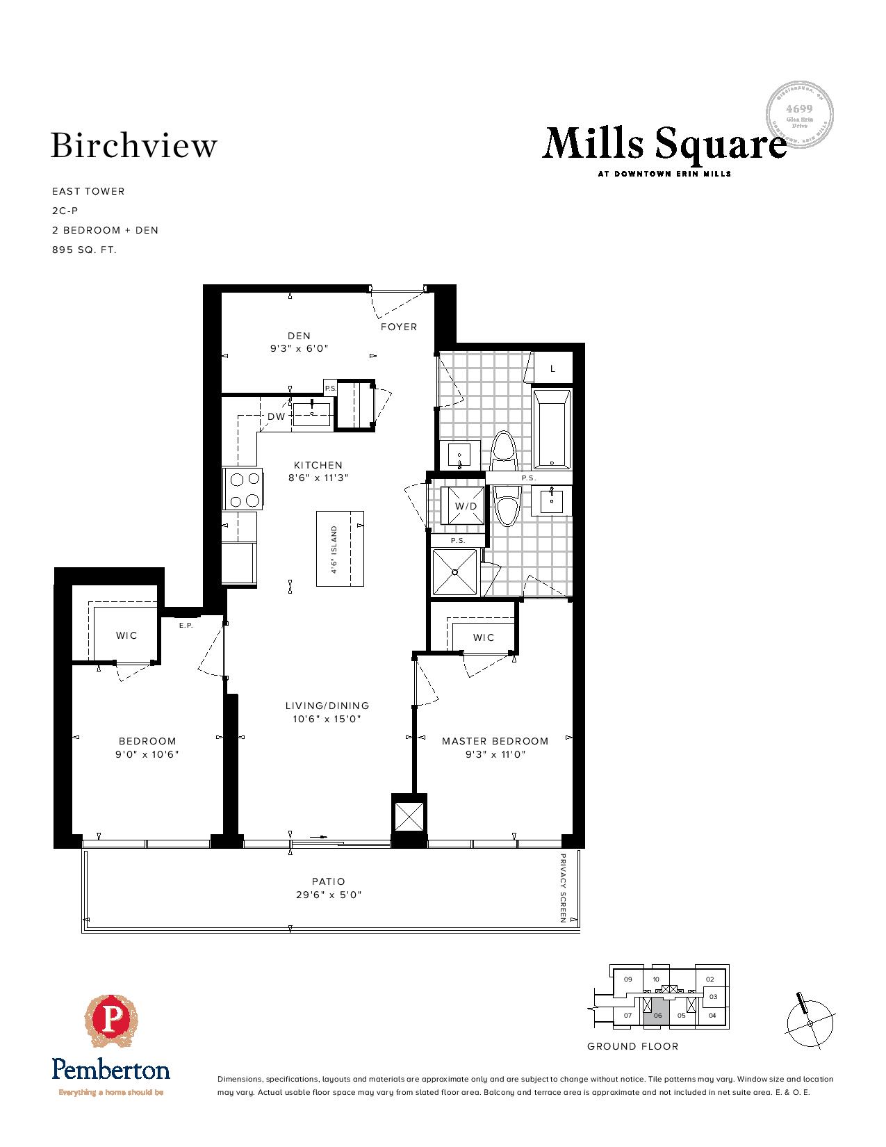 Mills Square Floorplans